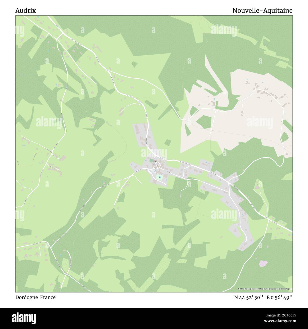 Audrix, Dordogne, France, Nouvelle-Aquitaine, N 44 52' 50'', E 0 56' 49 ...