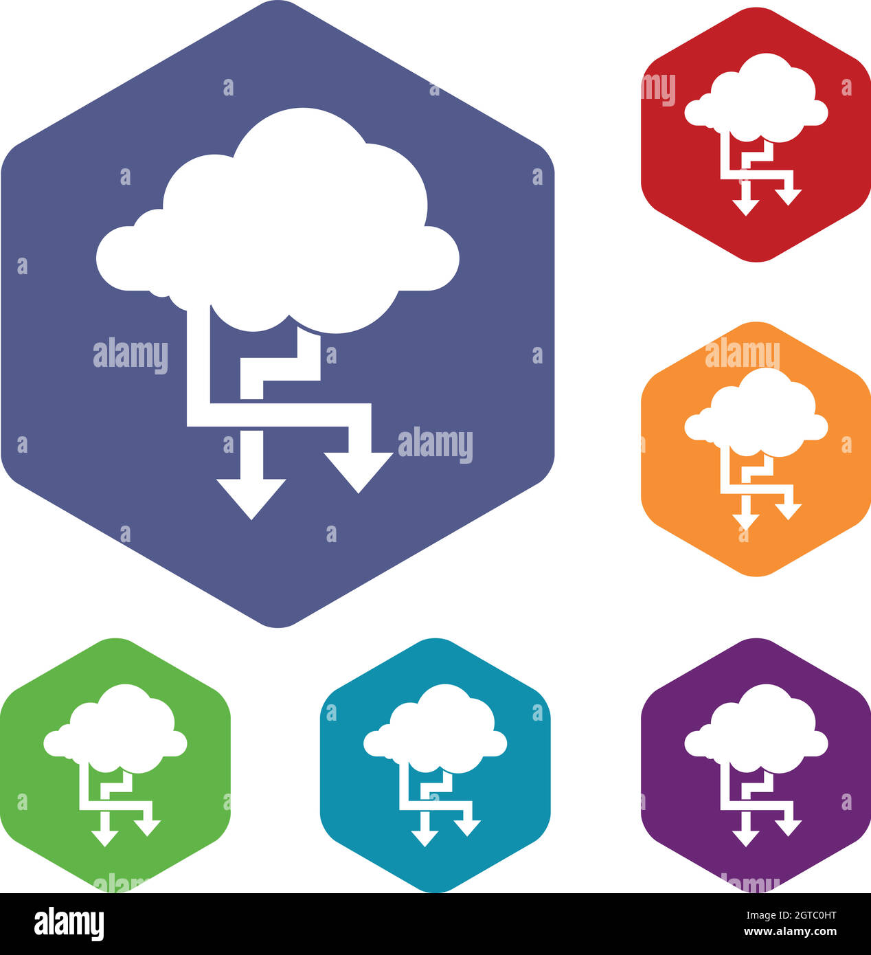 Server data space cloud icons hi-res stock photography and images - Alamy