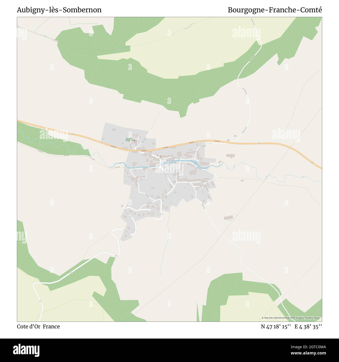 Aubigny-lès-Sombernon, Cote d'Or, France, Bourgogne-Franche-Comté, N 47 ...
