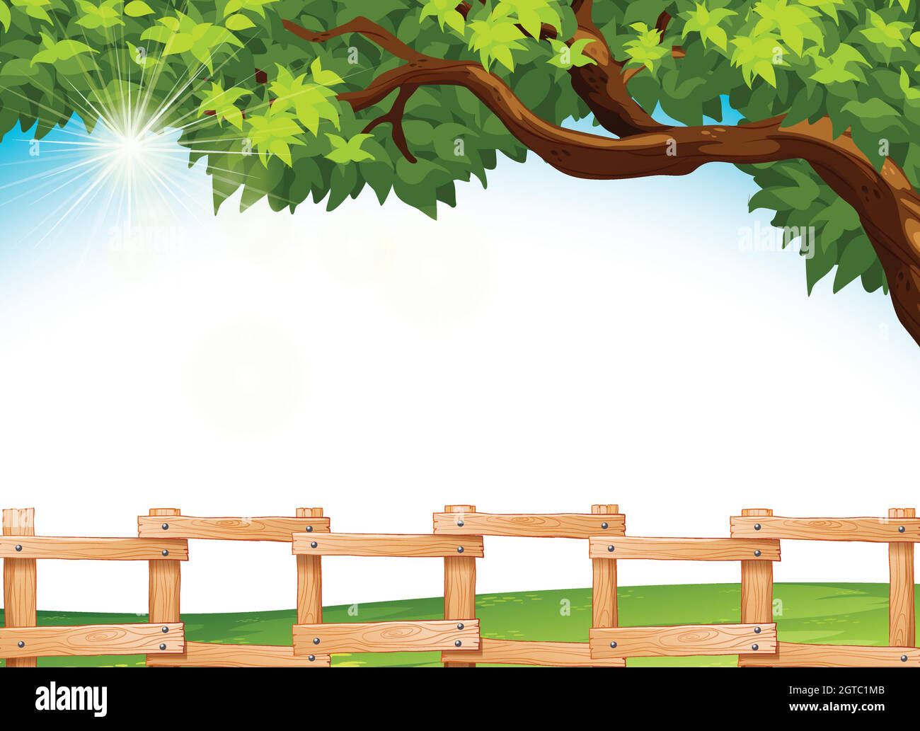 Sunny surroundings Stock Vector Images - Alamy