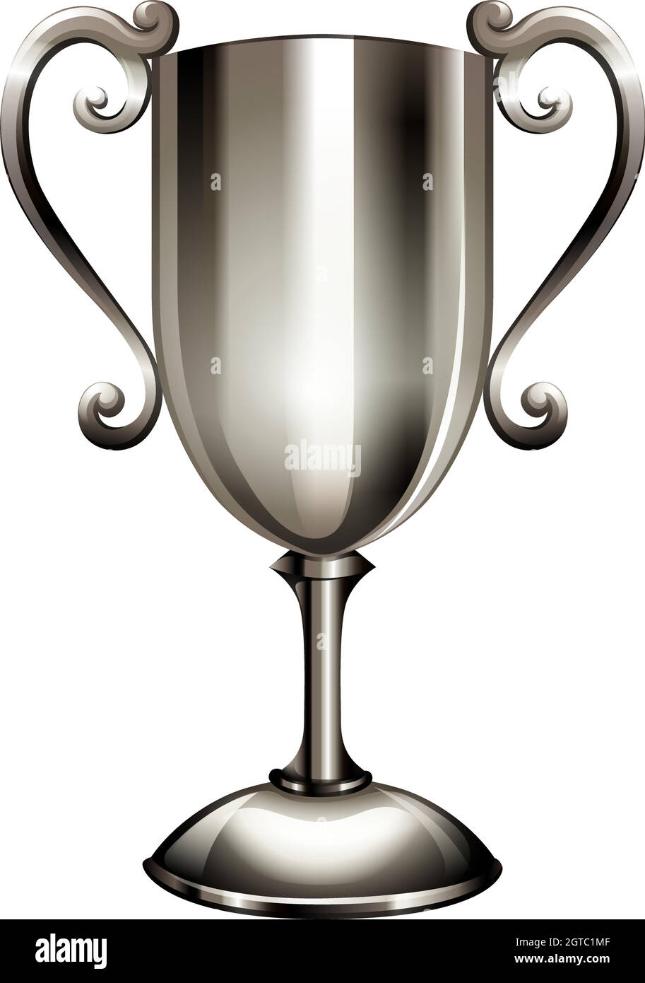 Silver trophy clipart hi-res stock photography and images - Alamy