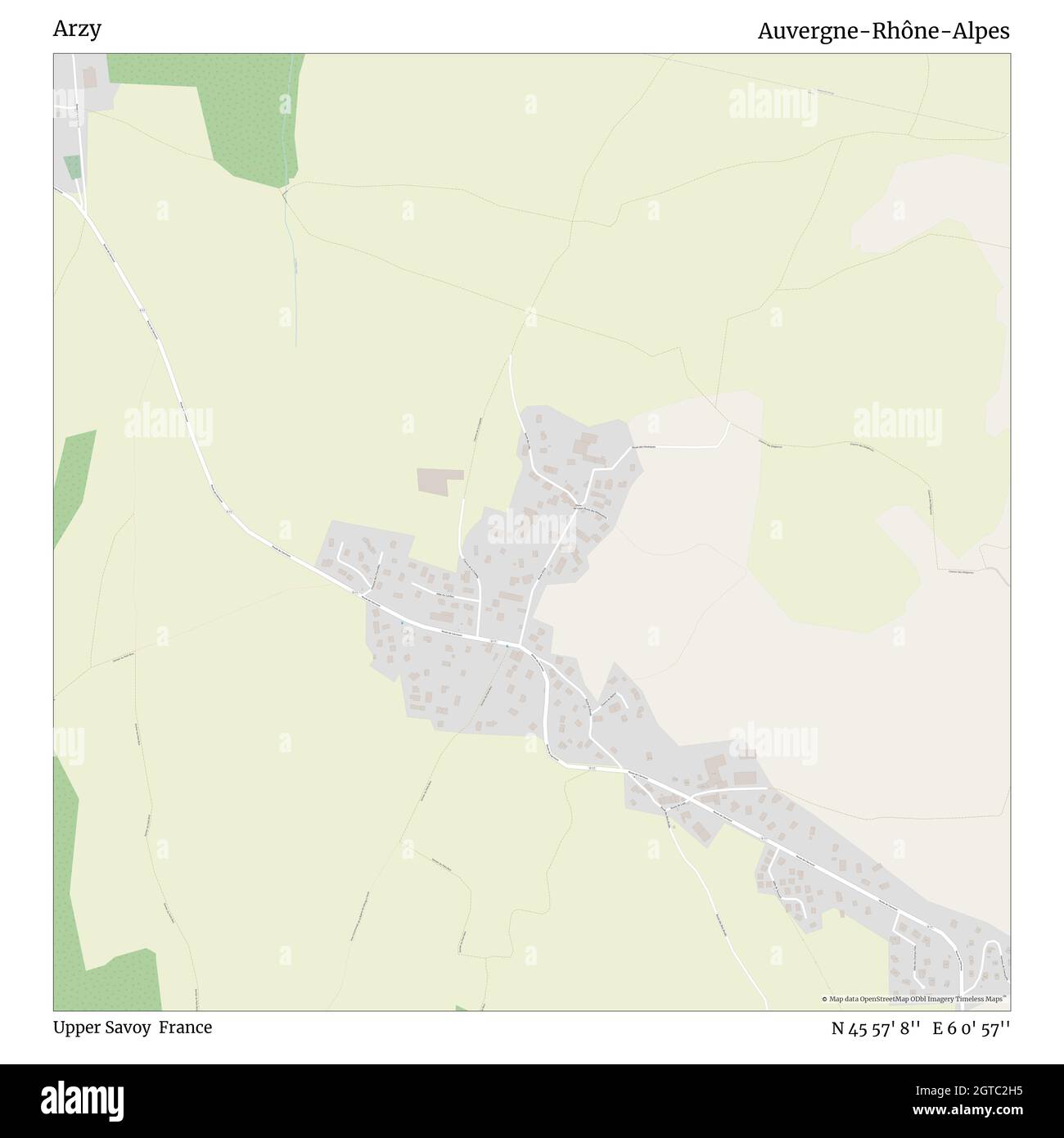Arzy, Upper Savoy, France, Auvergne-Rhône-Alpes, N 45 57' 8'', E 6 0 ...