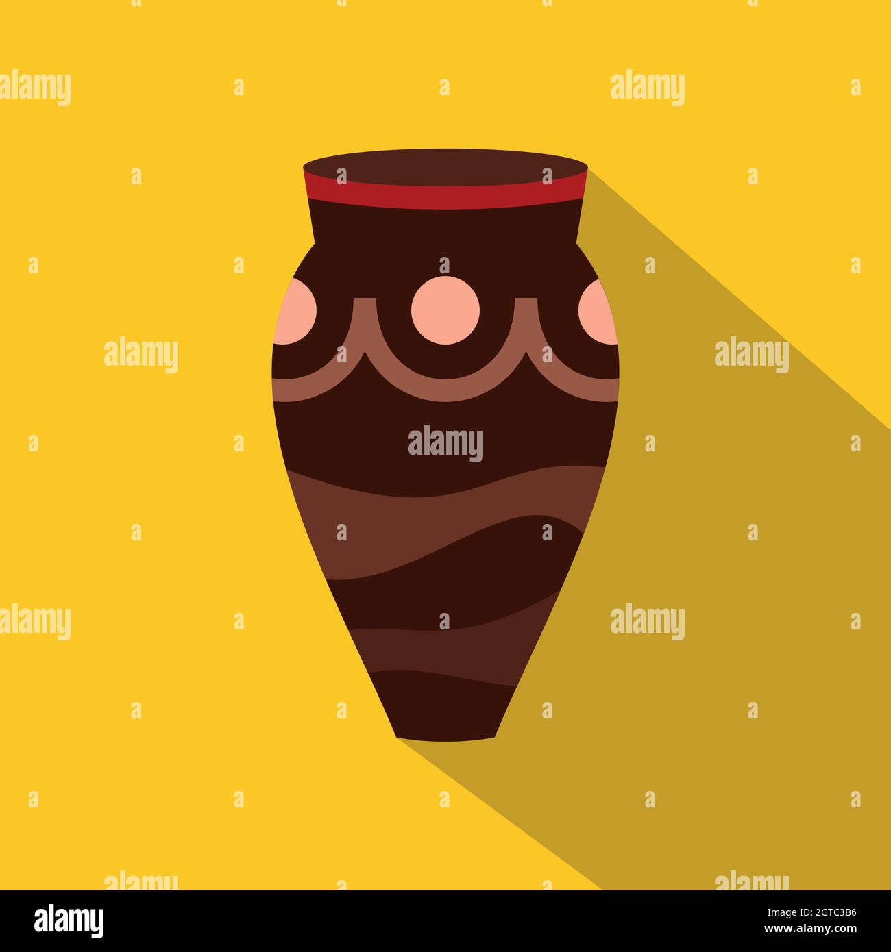 Handmade ceramic vase Stock Vector Images - Alamy