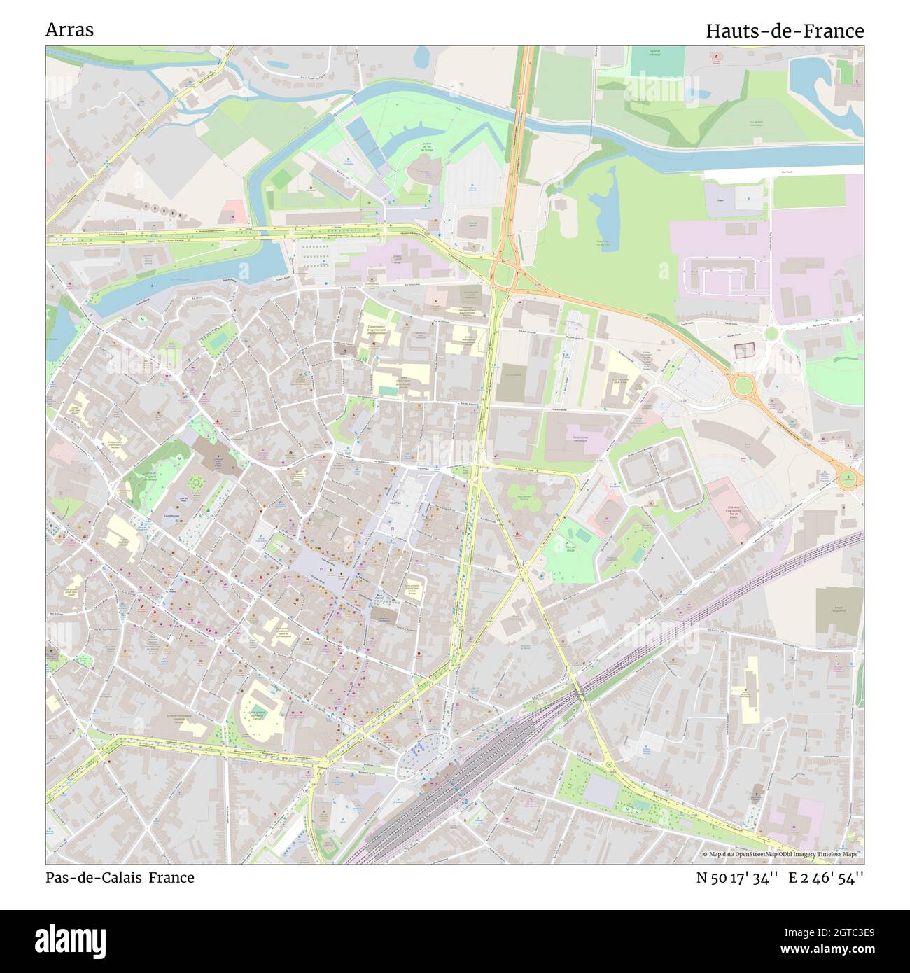 Map of arras hi-res stock photography and images - Alamy
