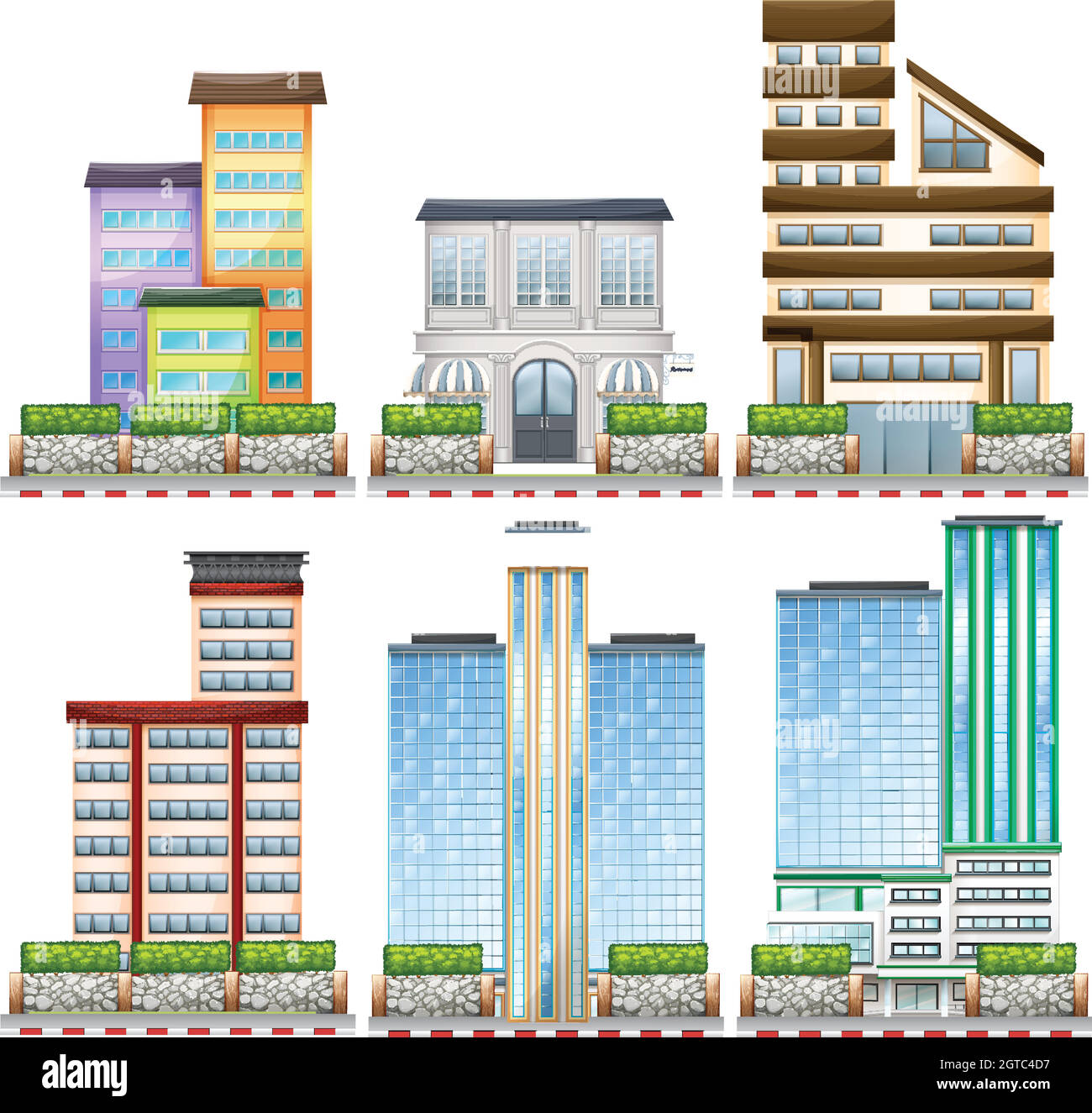 Different designs of buildings Stock Vector Image & Art - Alamy