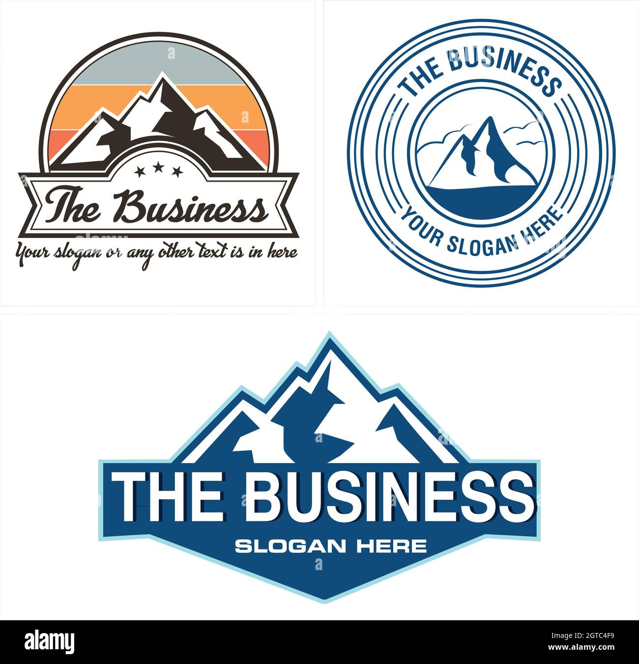 Landscape fresh clean snow Stock Vector Images - Alamy