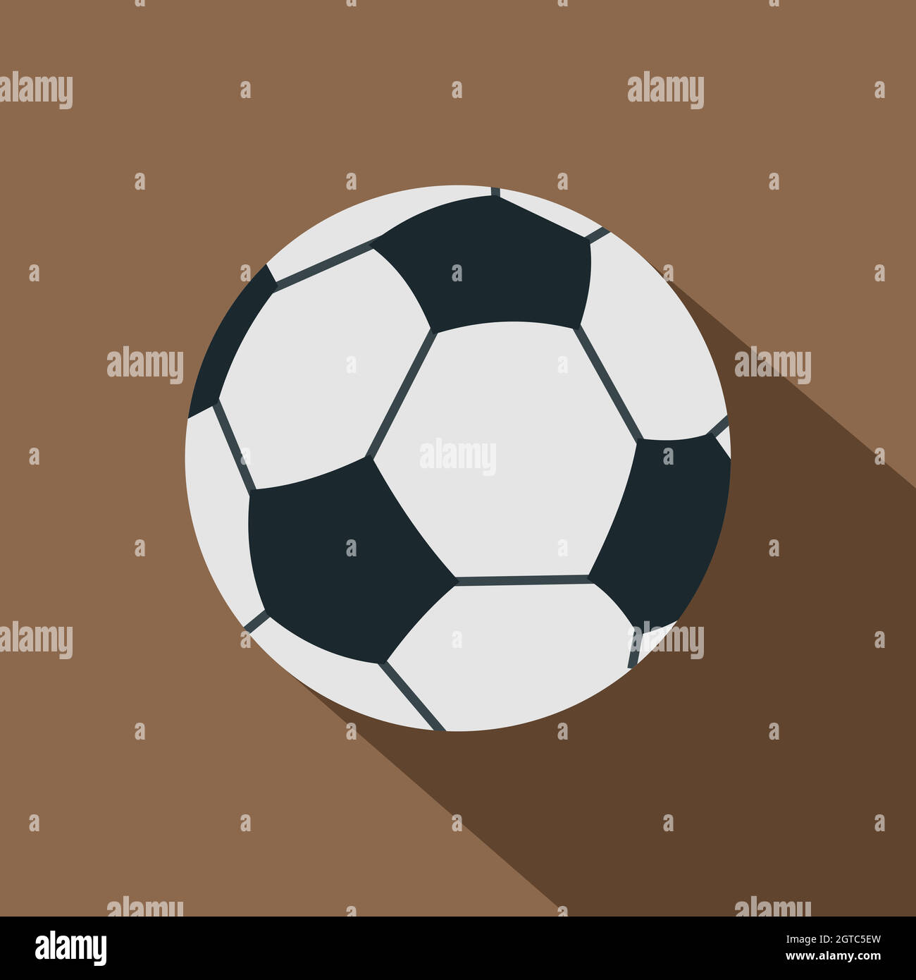 Flat football Stock Vector Images - Alamy
