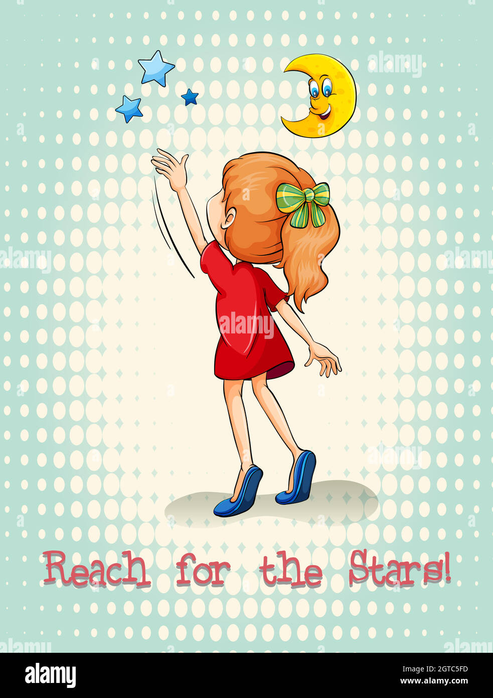 Idiom reach for the stars Stock Vector Image & Art - Alamy