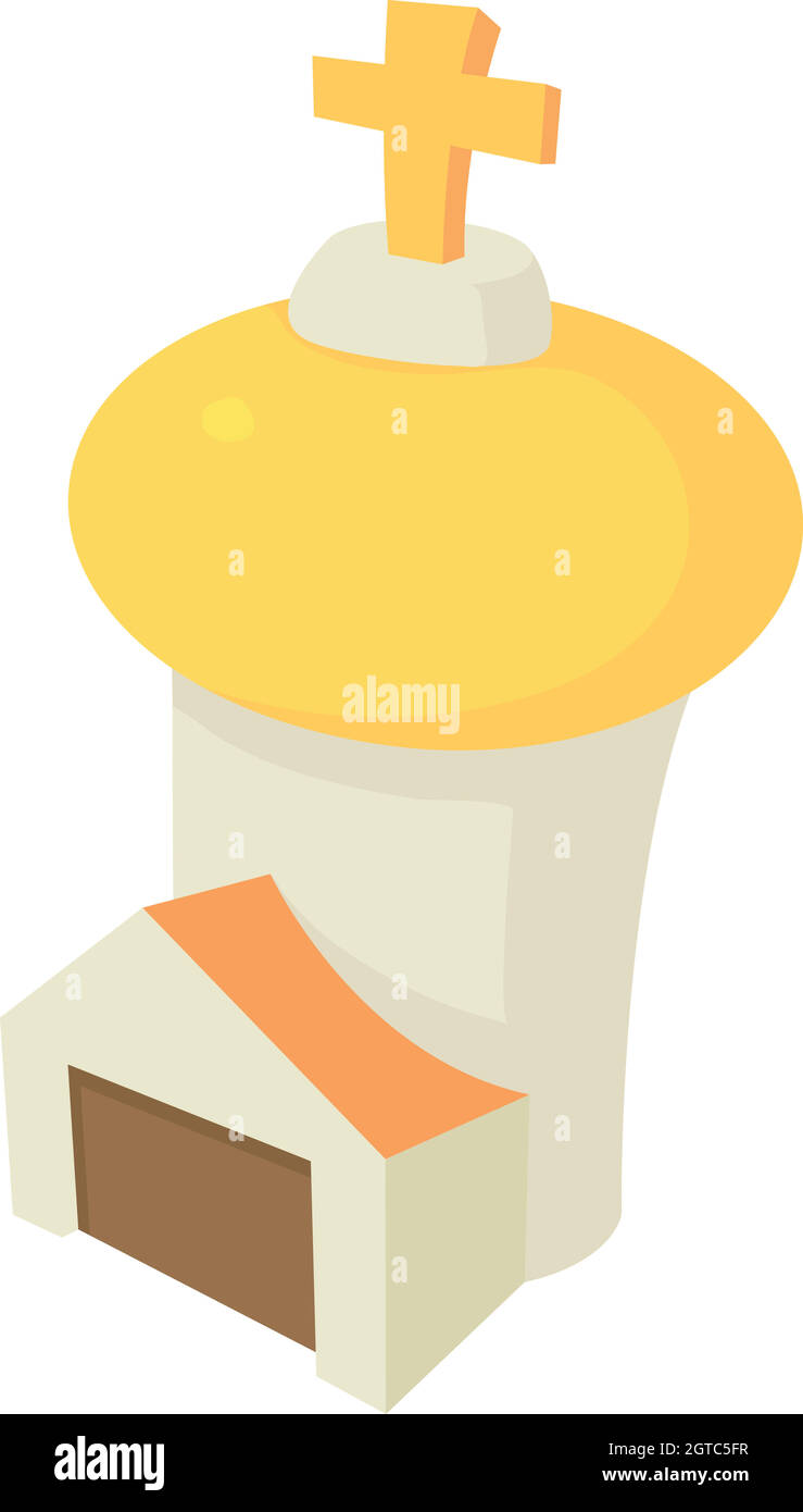 Church icon, cartoon style Stock Vector Image & Art - Alamy