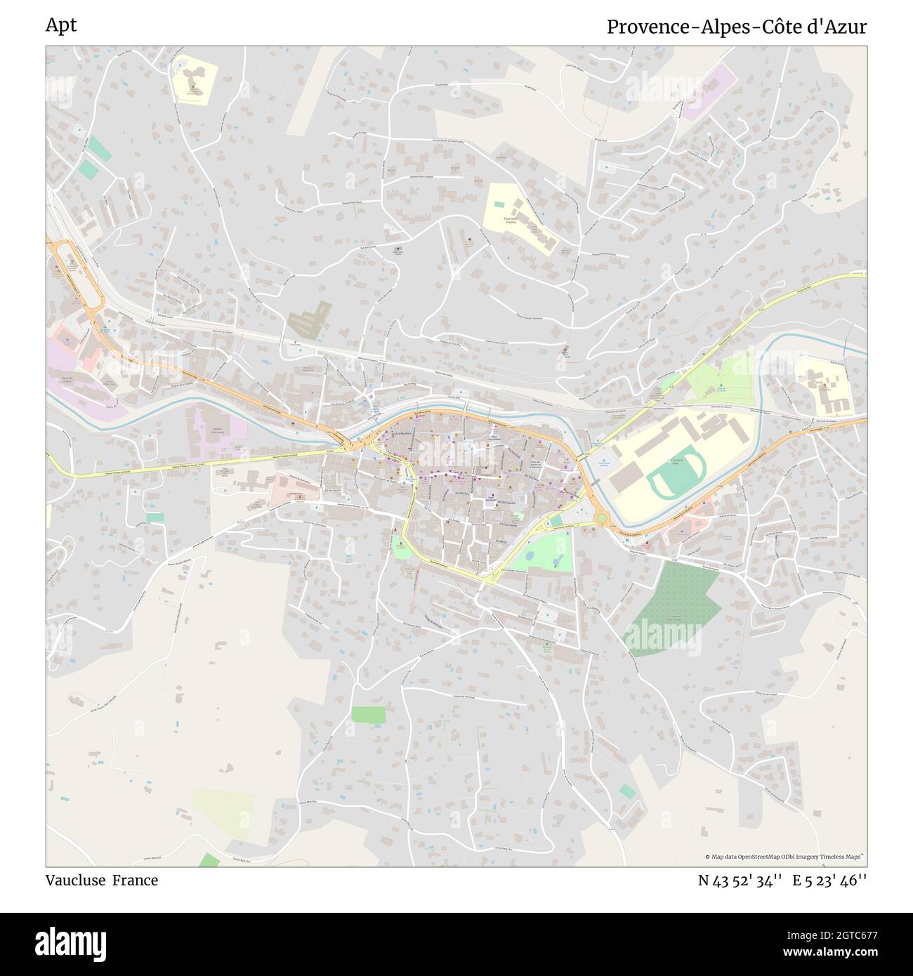 Map apt france hi-res stock photography and images - Alamy