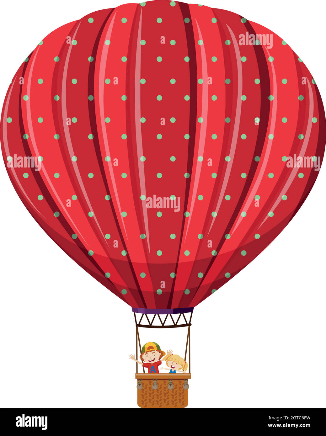 Illustration kids in hot Stock Vector Images - Alamy