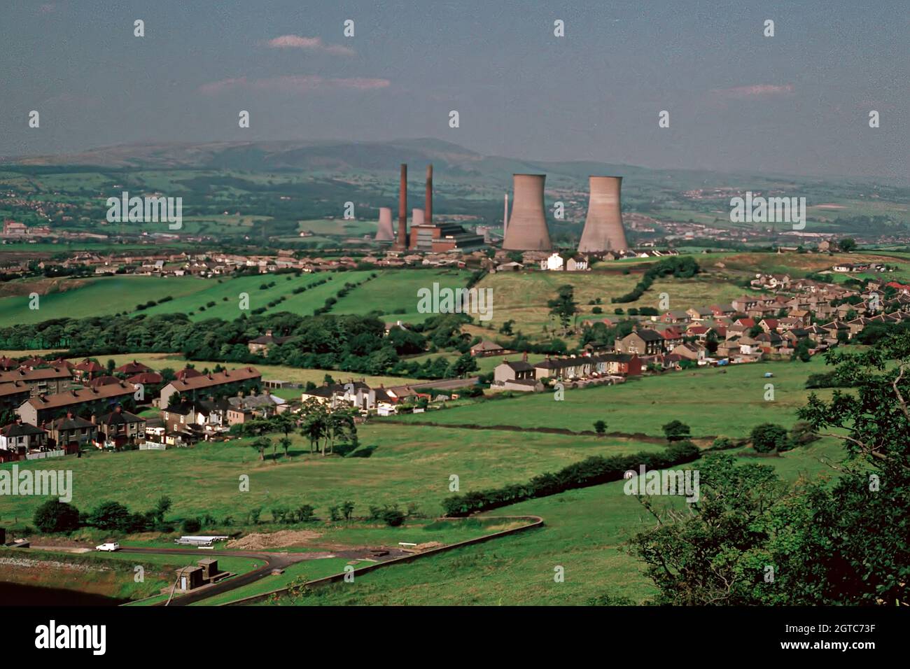 Huncoat Power Station - 1978 near Accrington, Lancashire, England. Now ...