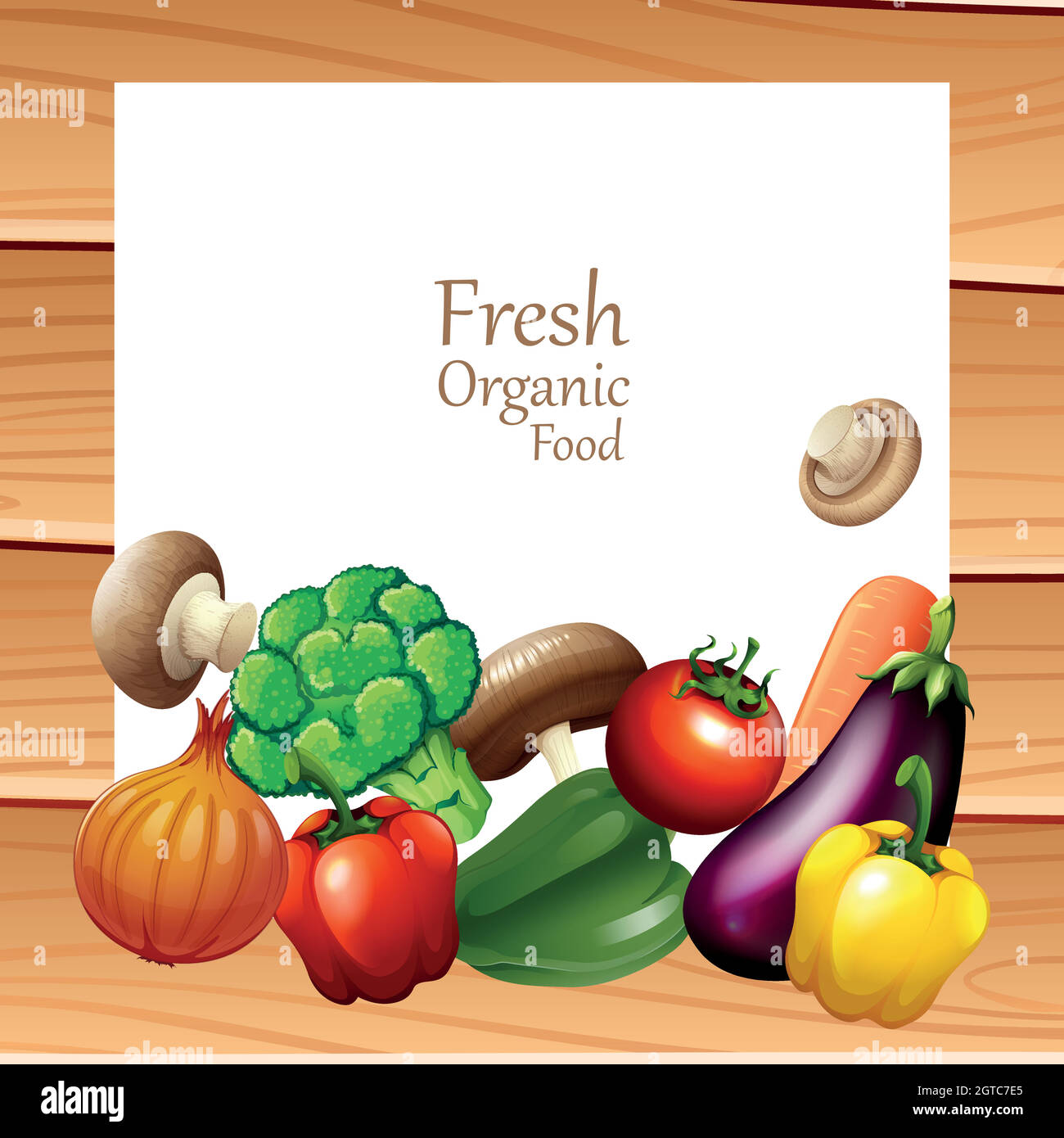 Many vegetables and sign Stock Vector Image & Art - Alamy