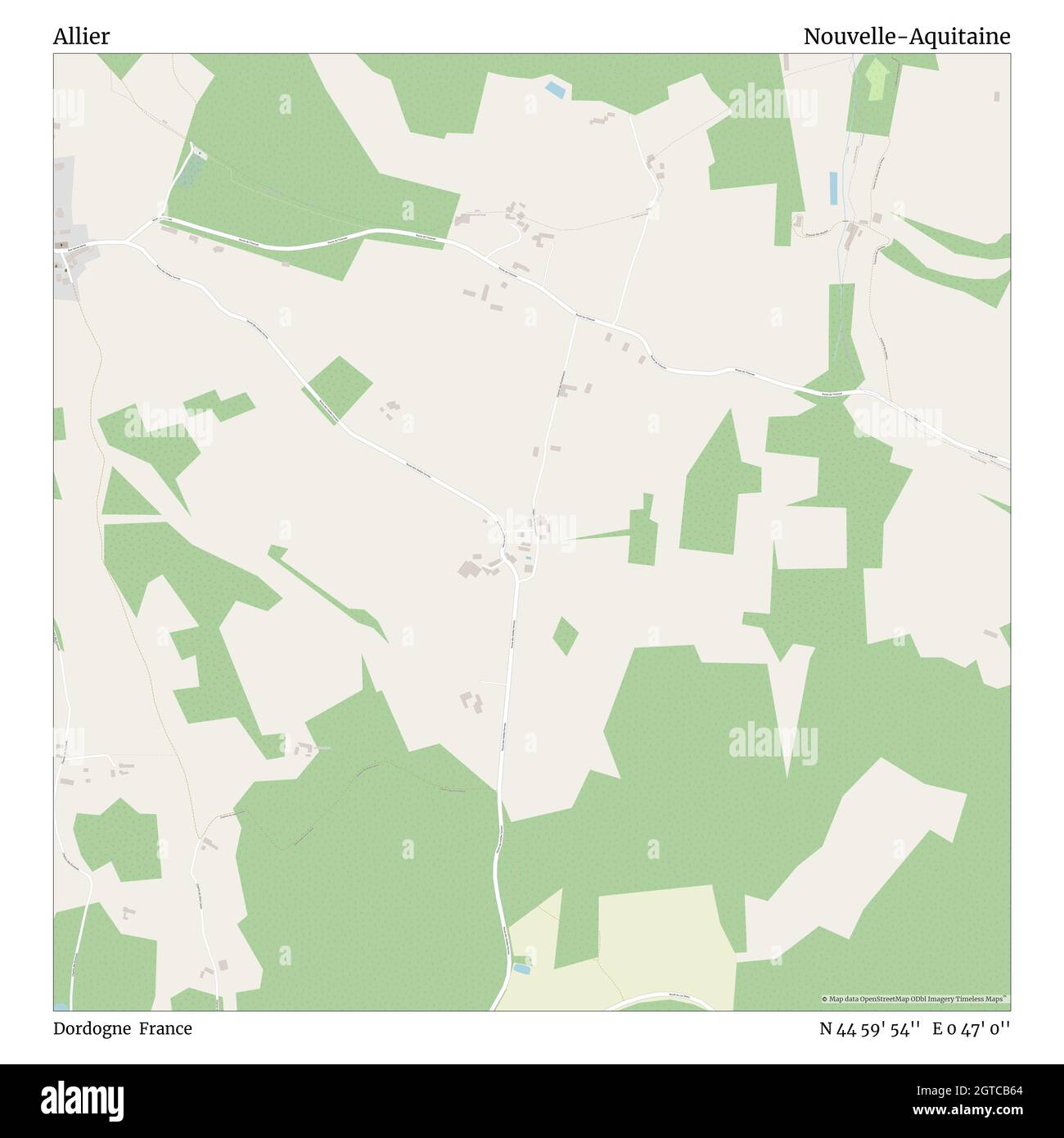 Map of allier hi-res stock photography and images - Alamy