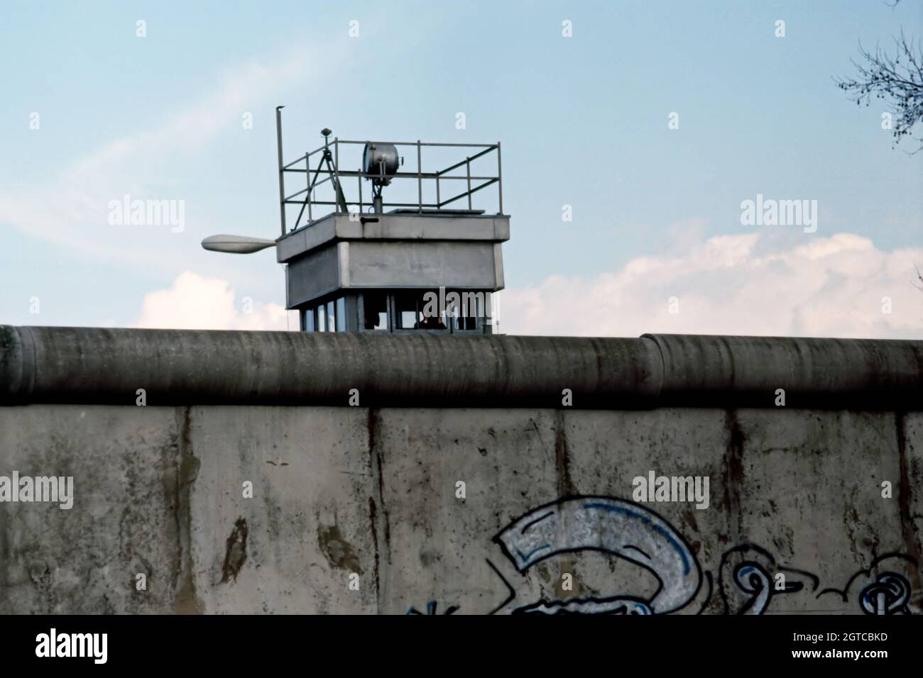 Watchtower East And West Berlin Wall Germany