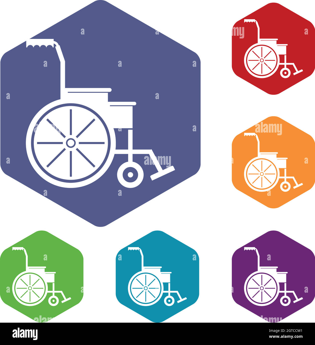 Wheelchair symbol Stock Vector Images - Alamy