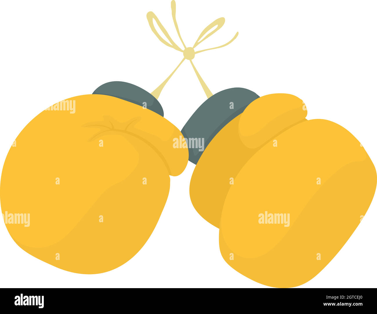 Boxing gloves icon, cartoon style Stock Vector Image & Art - Alamy
