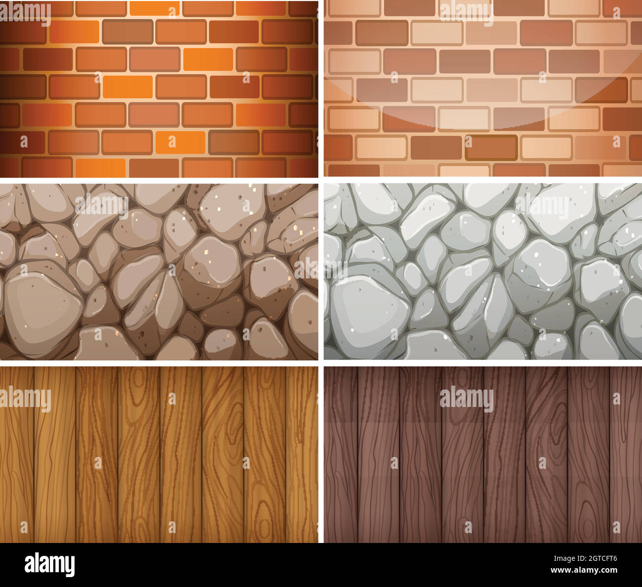 Background pattern with bricks and woods Stock Vector Image & Art - Alamy