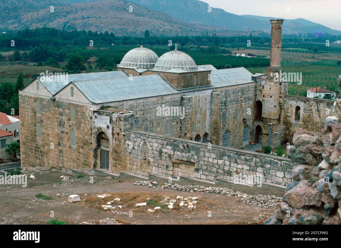 Sept 1986 - Turkey - Isa Bey Camii, Mosque.The plans for the mosque are ...