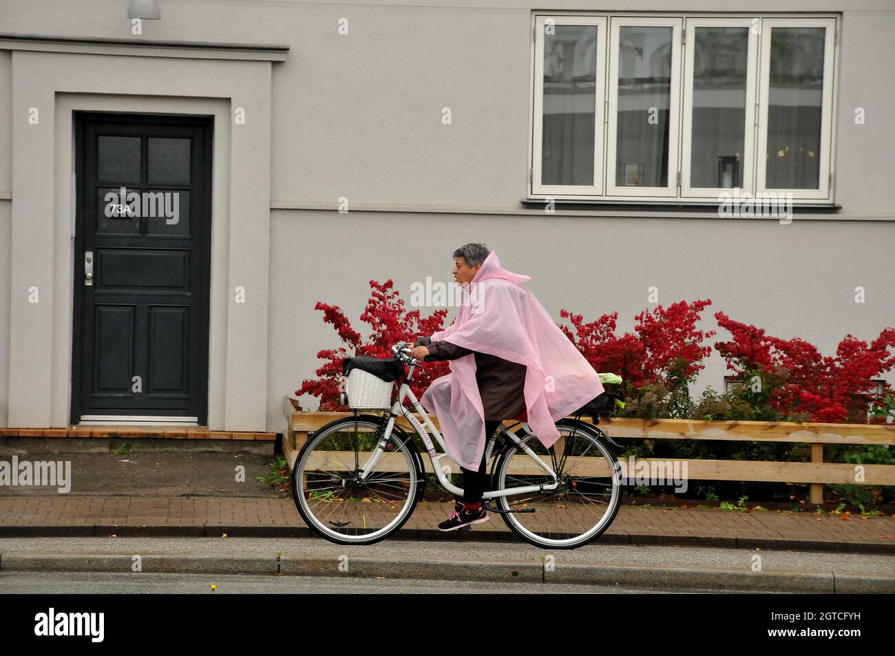 Copenhagen, Denmark.,02 October 2021/Rain grey wether day in danish ...