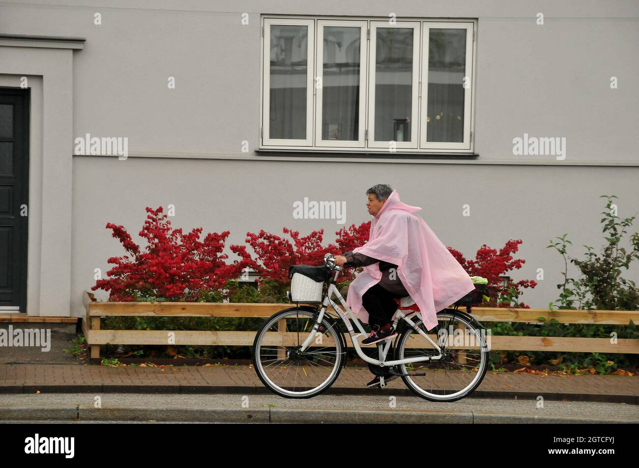Copenhagen, Denmark.,02 October 2021/Rain grey wether day in danish ...