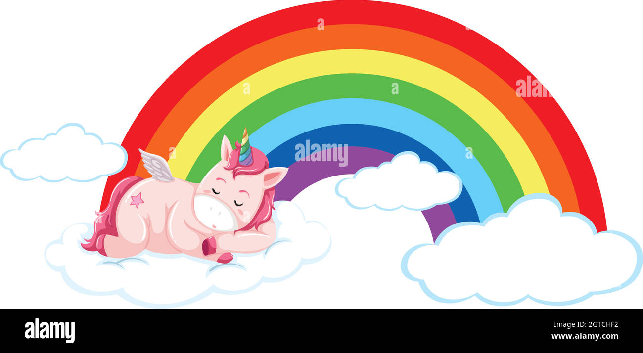 Cute pink fairy tale Stock Vector Images - Alamy