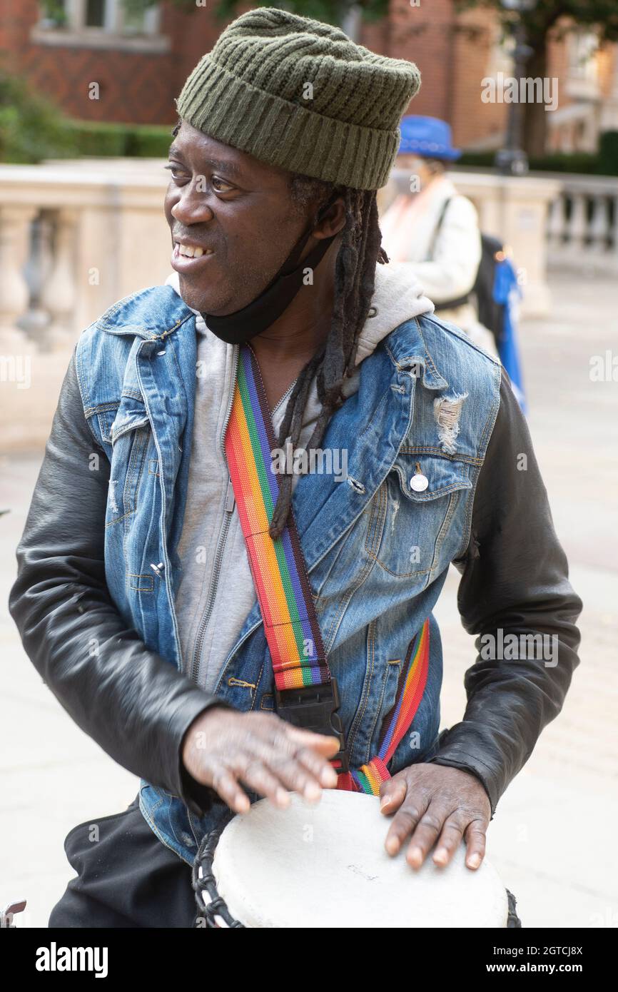 11 Sep 2021 - London, England - Kofi Kari Kari performing at the "Thank ...