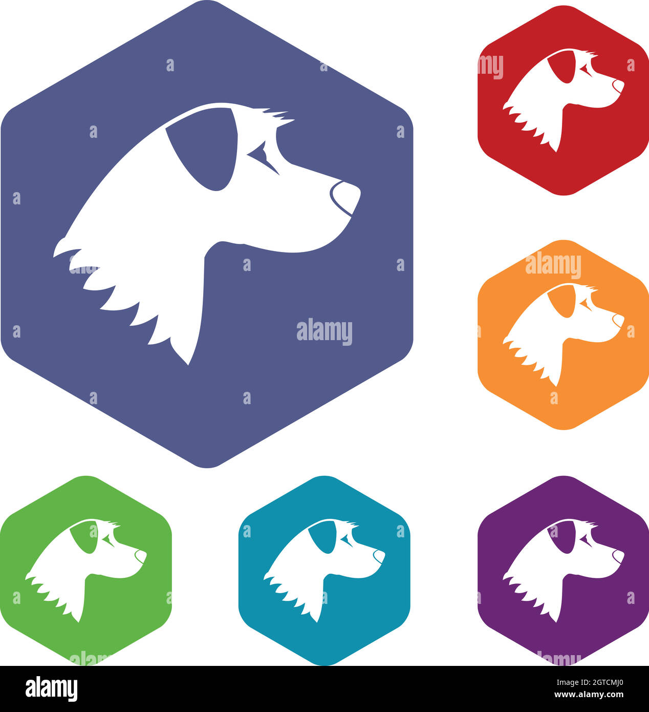 Dog icons set Stock Vector Image & Art - Alamy