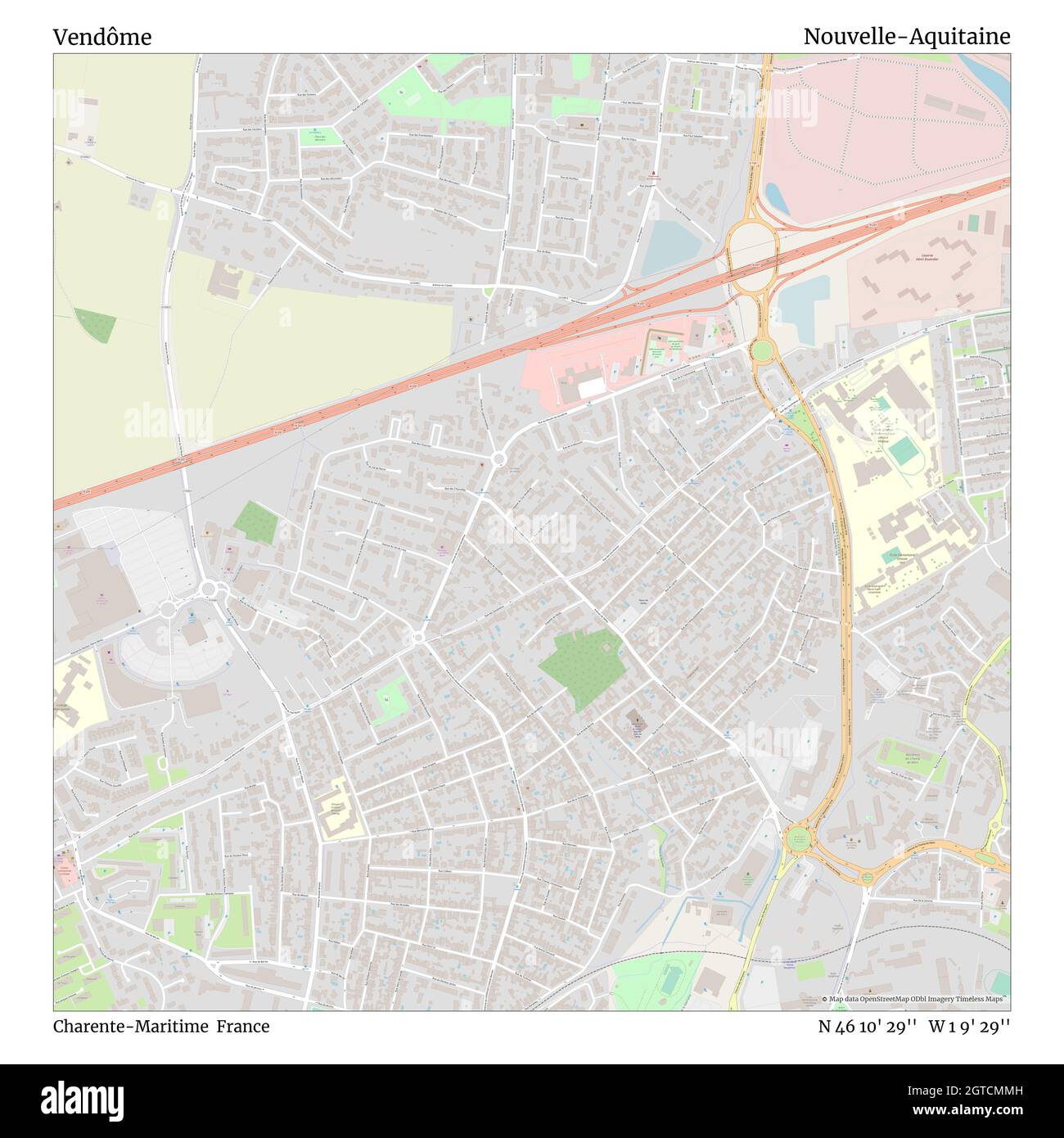 Map of vendome hi-res stock photography and images - Alamy