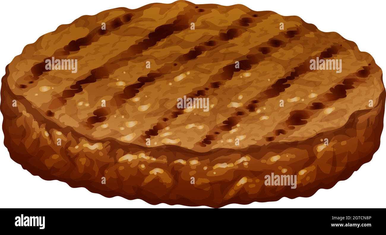 Close up beef burger Stock Vector Images - Alamy