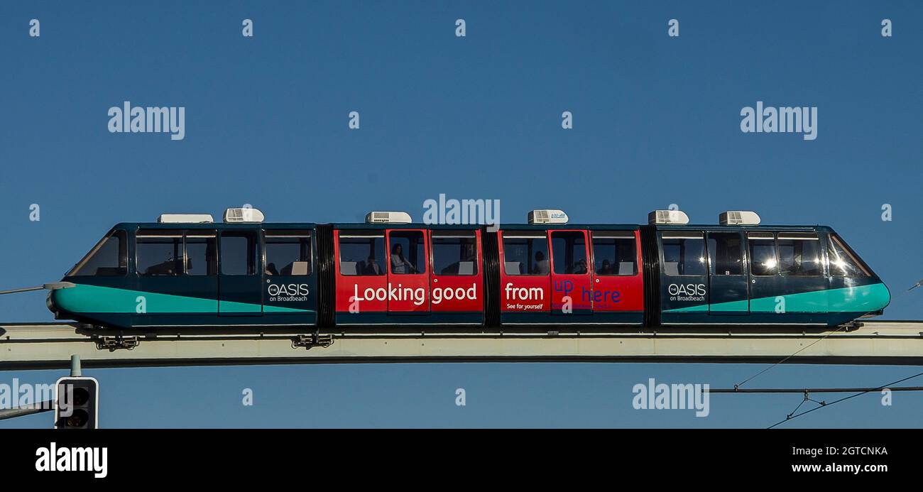 Monorail broadbeach queensland australia hi-res stock photography and ...