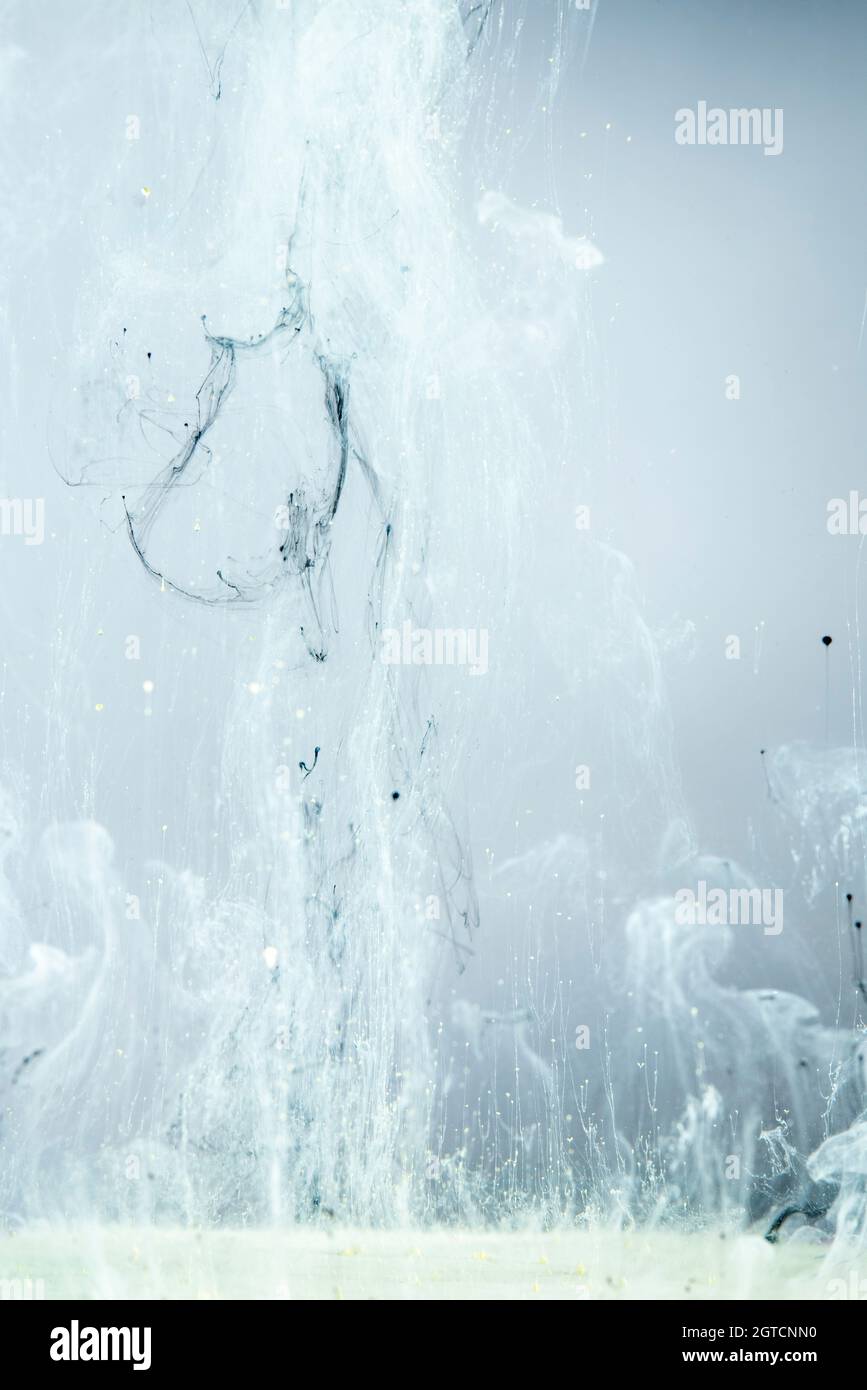 colours dropped in water Stock Photo - Alamy