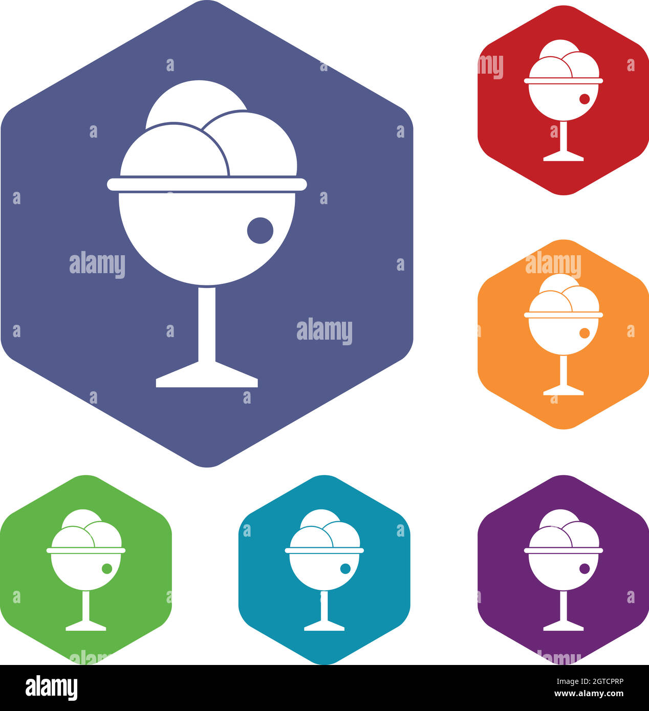 Ice Cream icons set Stock Vector Image & Art - Alamy