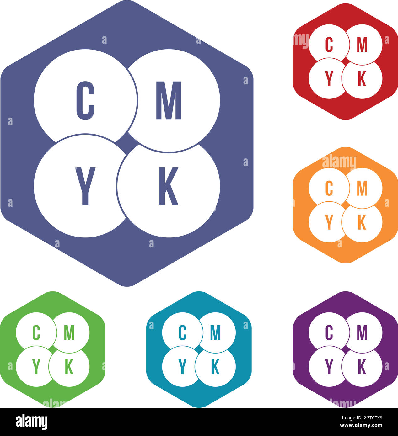 Cmyk palette hi-res stock photography and images - Alamy