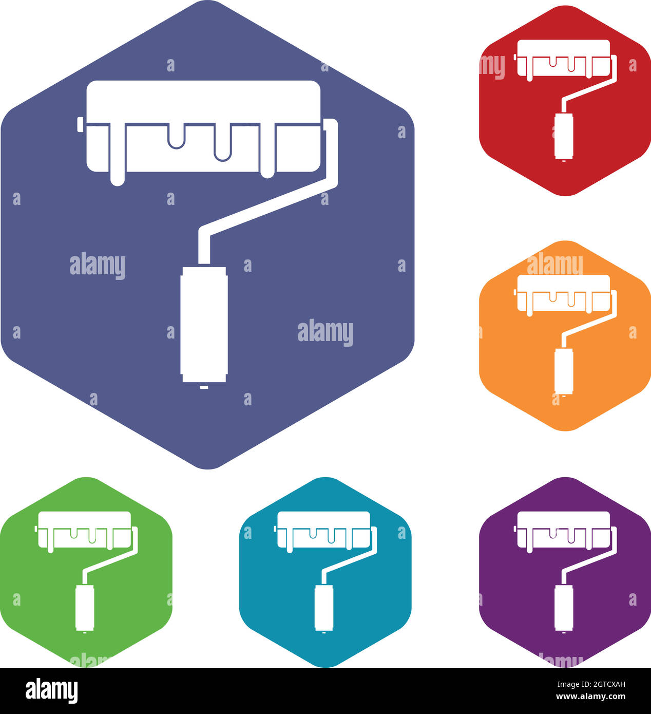 Set designer paint Stock Vector Images - Alamy