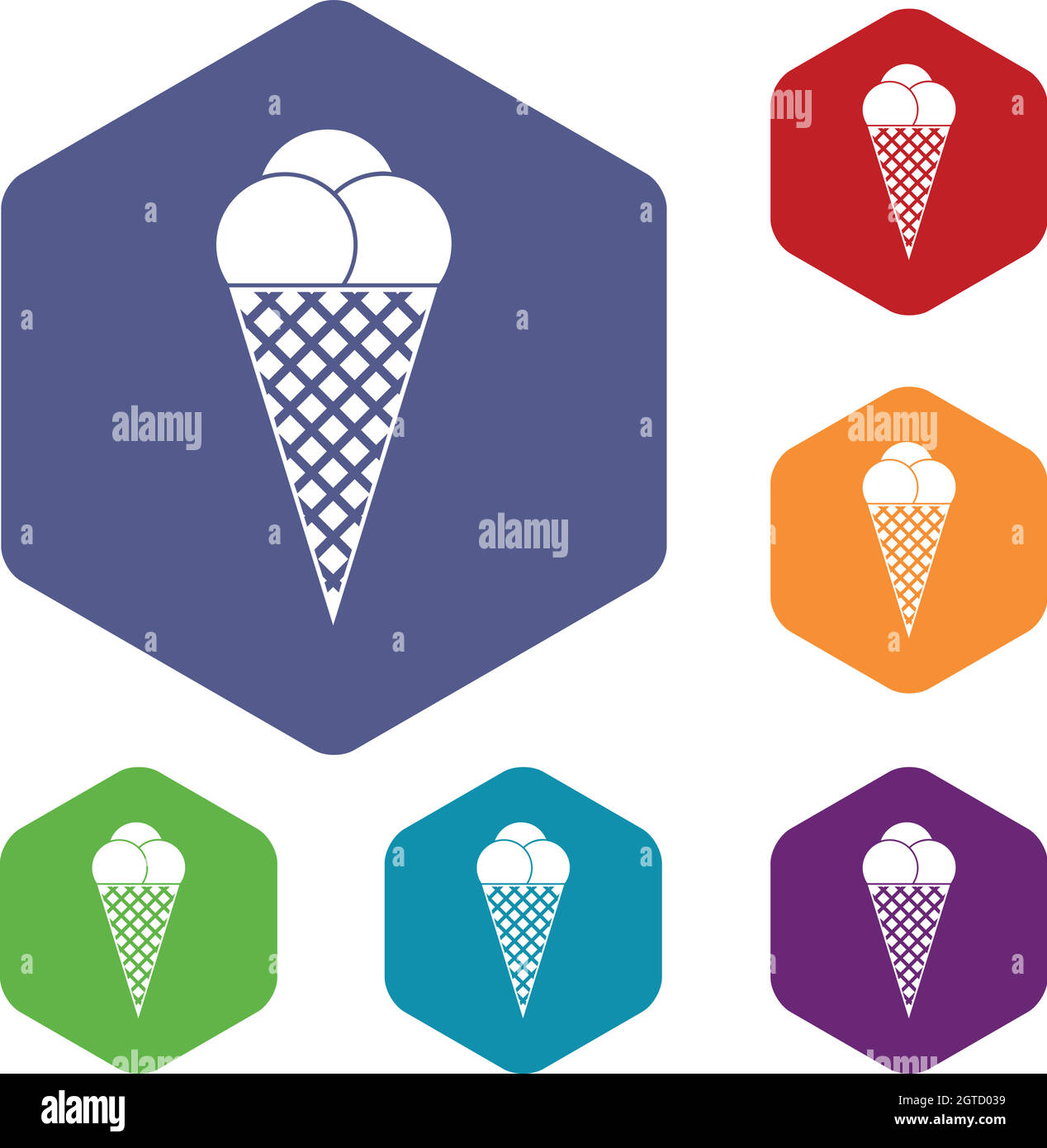 Ice Cream icons set Stock Vector Image & Art - Alamy