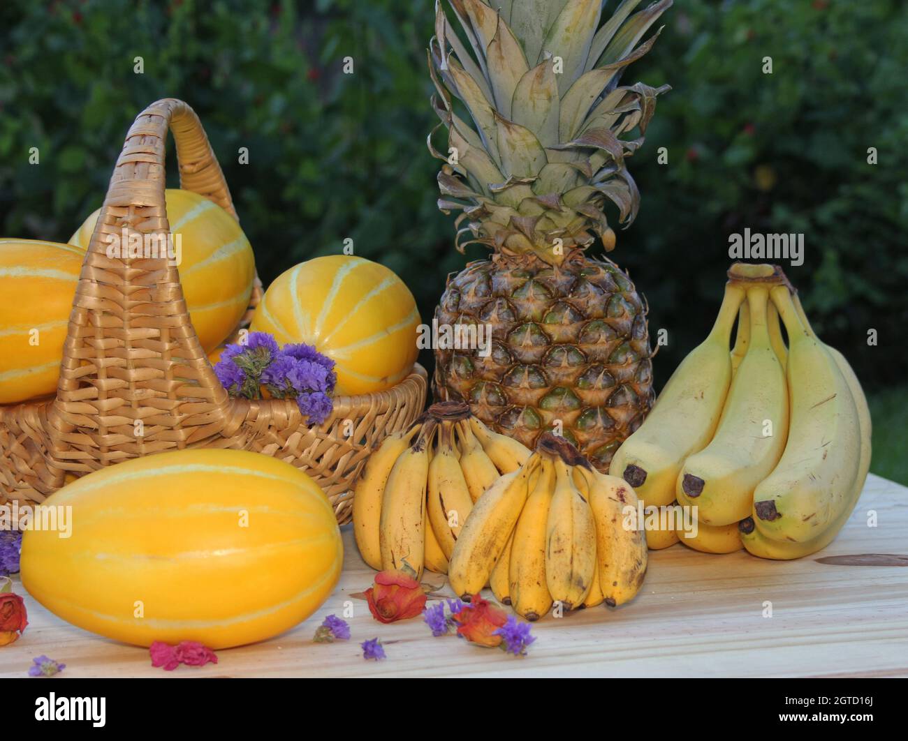 Fresh Fruit and Vegetables for Sale at Farmers Market Bananas and ...