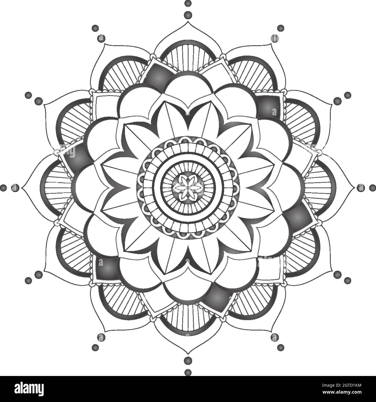 Background template with mandala pattern design Stock Vector Image ...