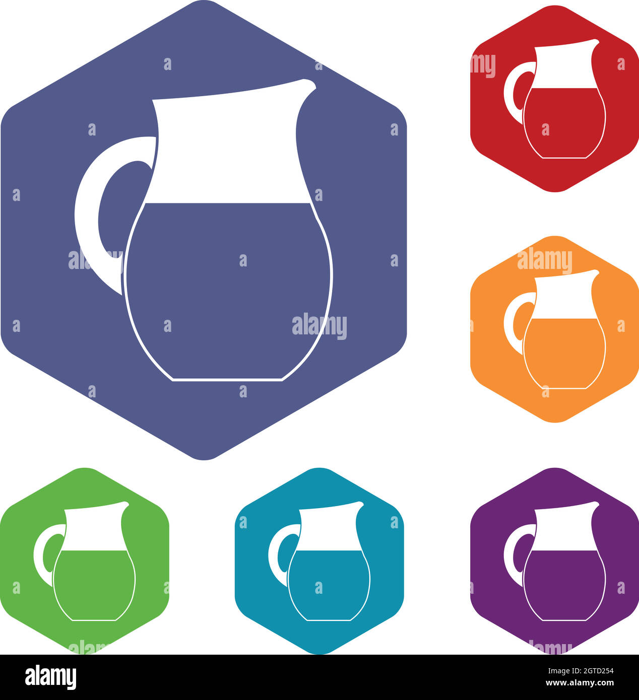 Glass full fresh milk Stock Vector Images - Alamy