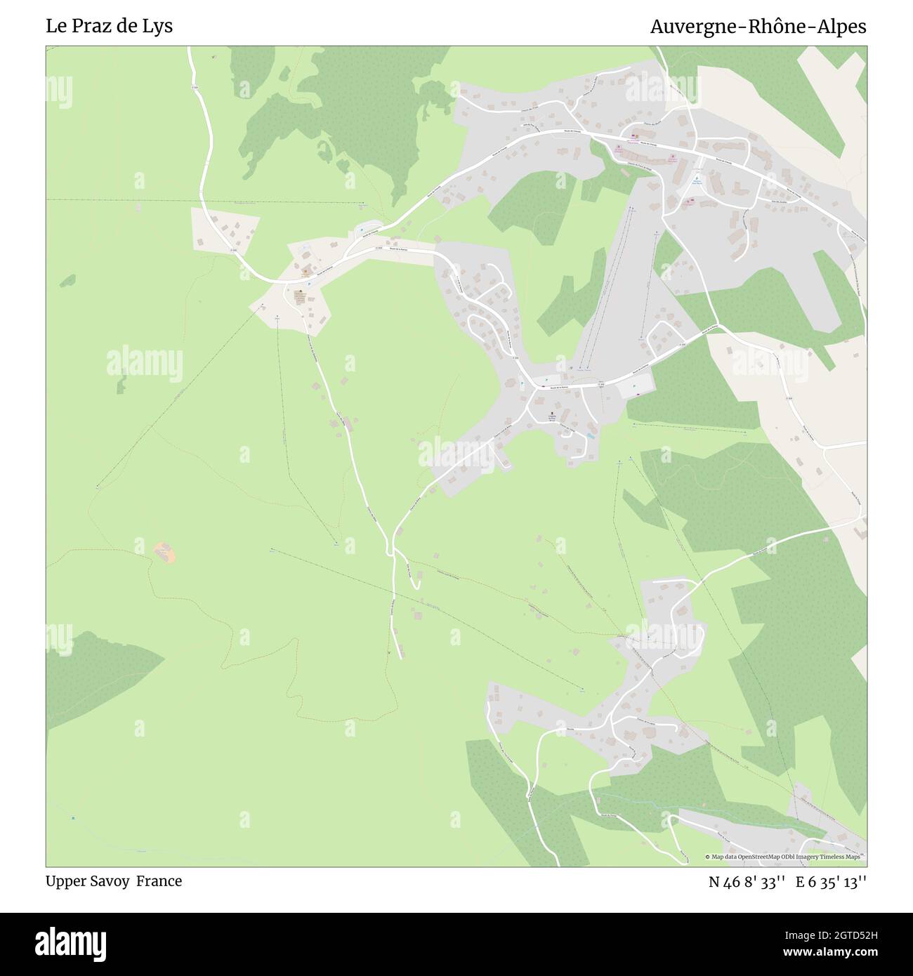 Le Praz de Lys, Upper Savoy, France, Auvergne-Rhône-Alpes, N 46 8' 33 ...