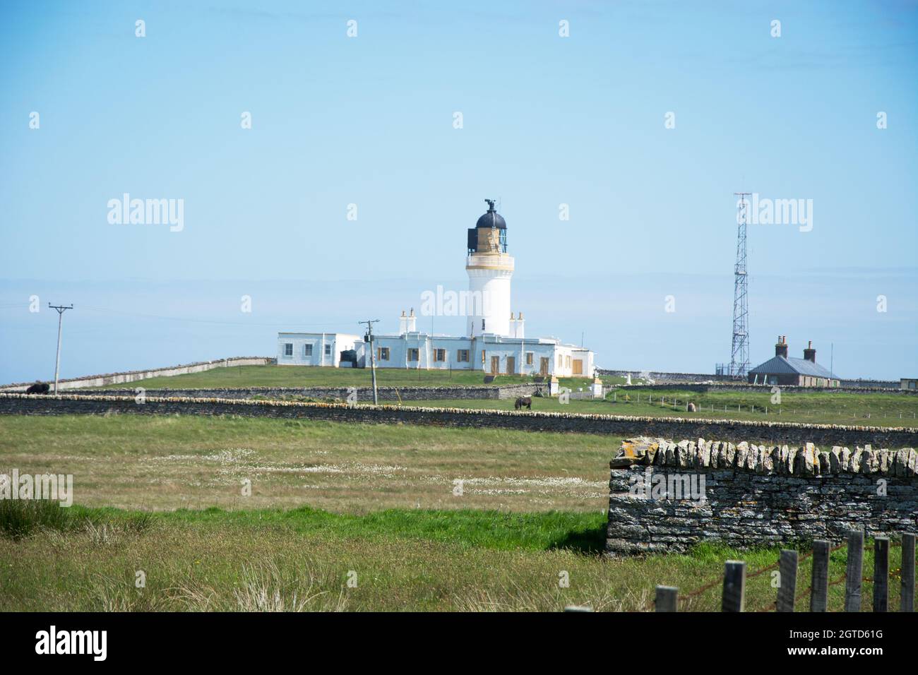 Noss Head Lighthouse Stock Photo - Alamy