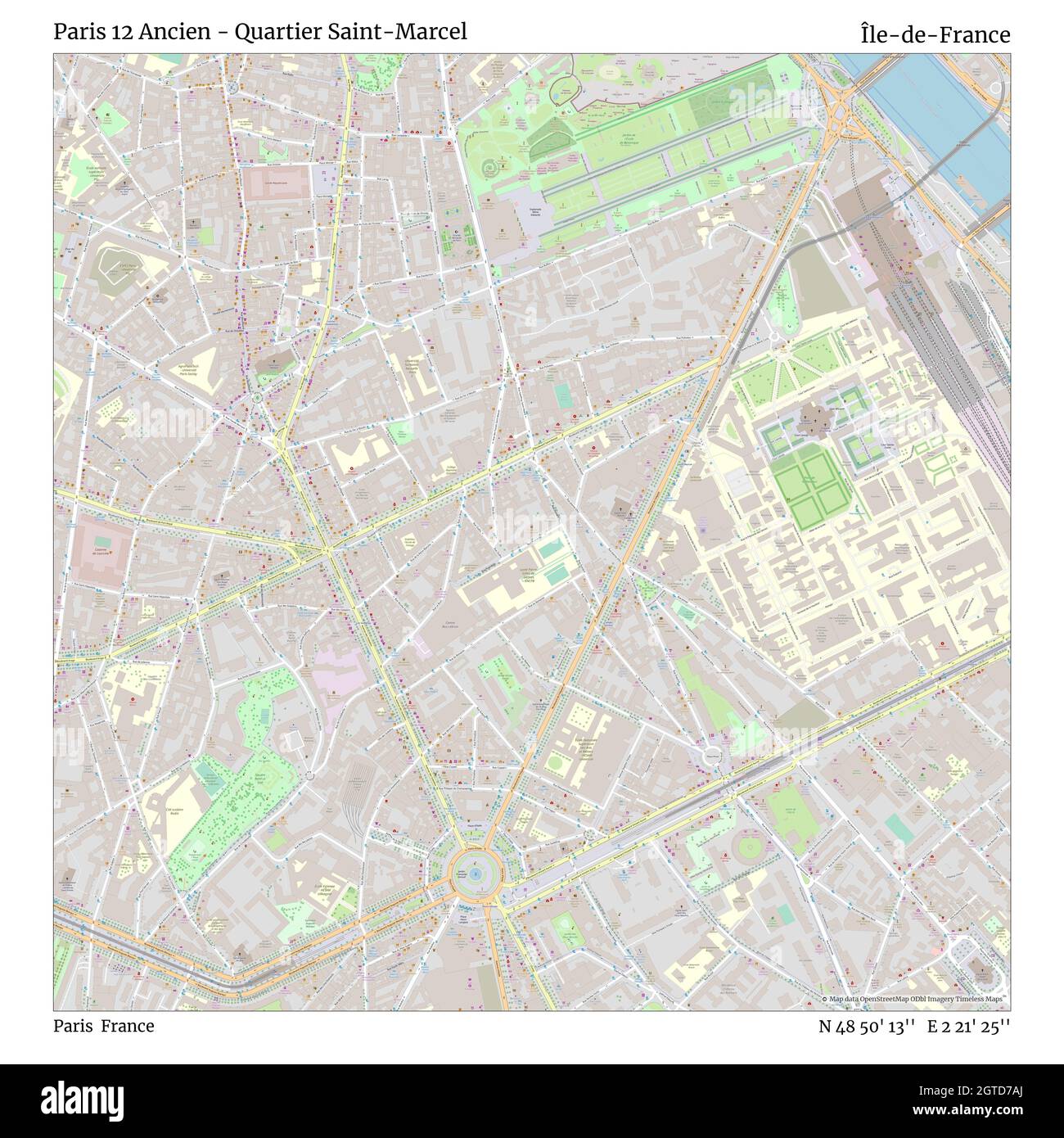 Paris 12 ancien quartier saint marcel hi-res stock photography and ...