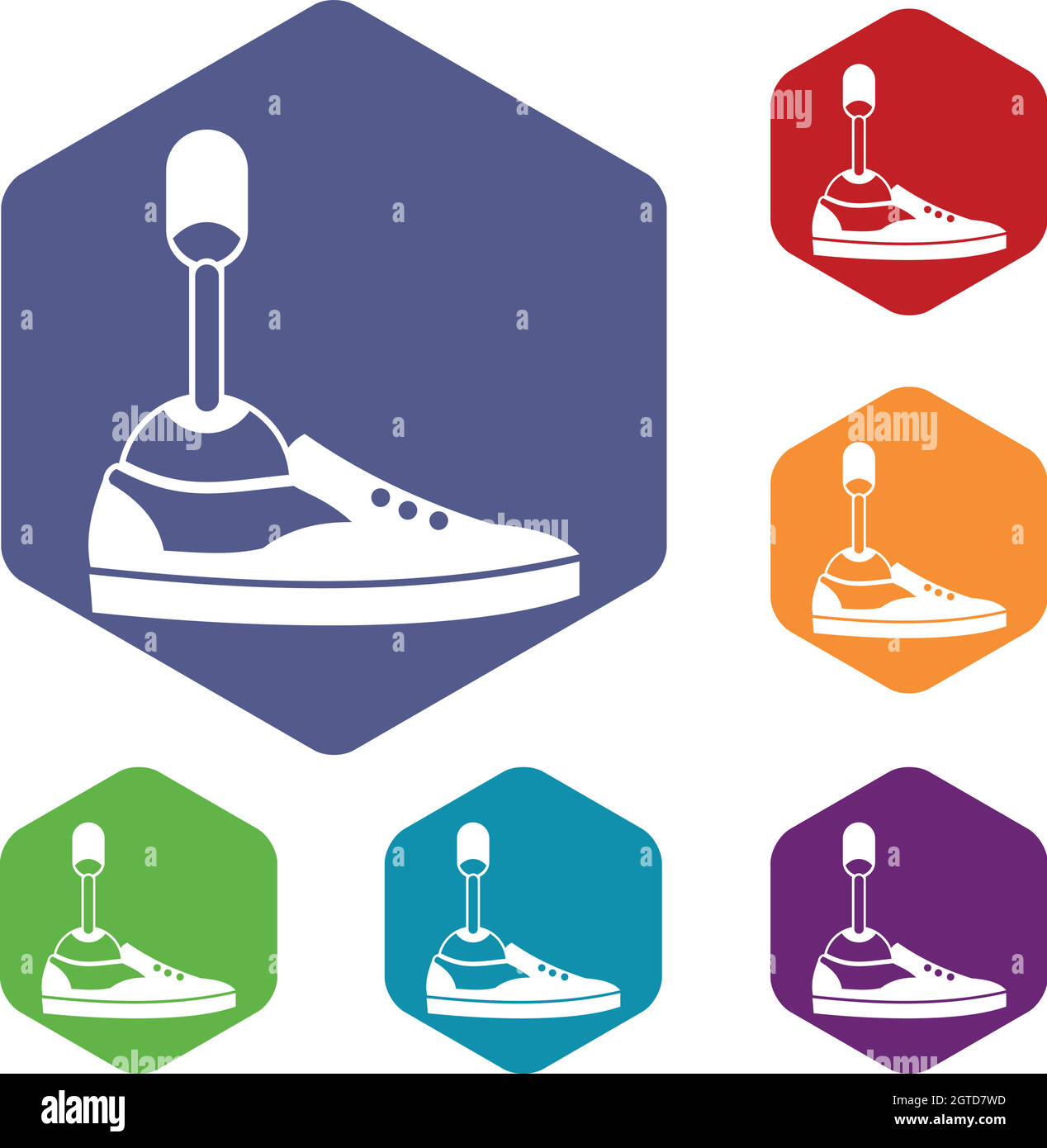 Leg prosthetics Stock Vector Images - Alamy