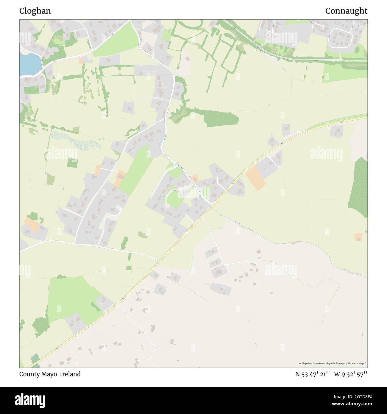Cloghan, County Mayo, Ireland, Connaught, N 53 47' 21'', W 9 32' 57 ...