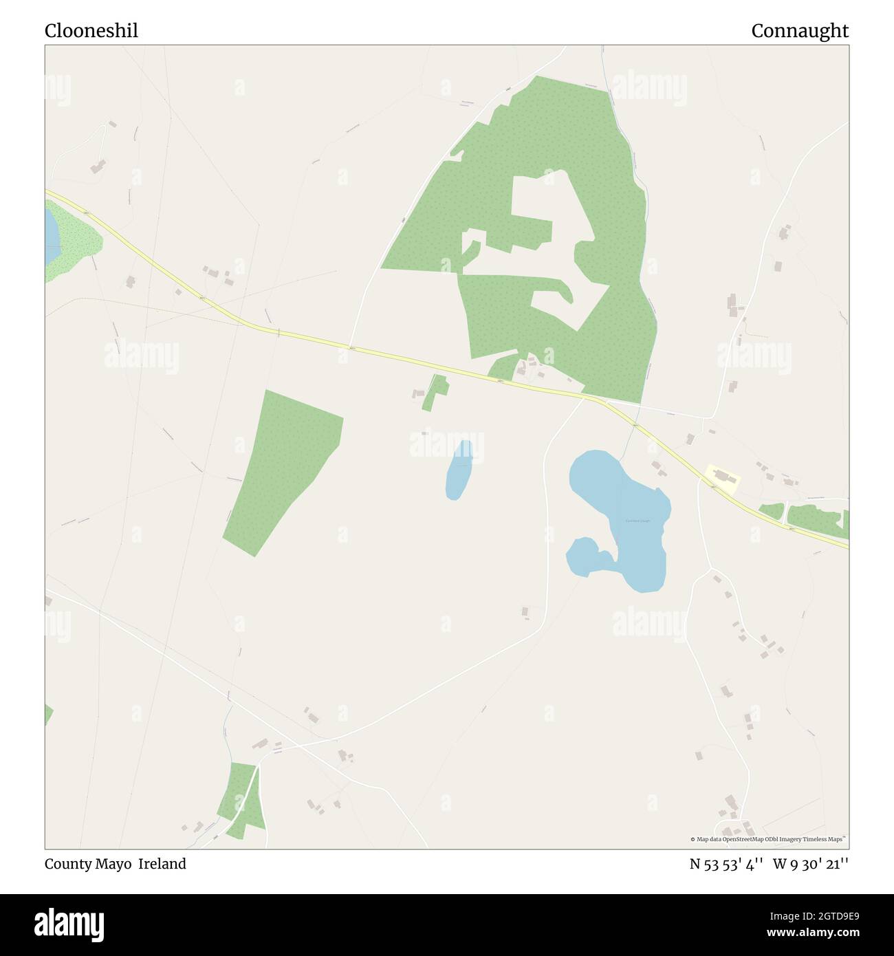 Clooneshil, County Mayo, Ireland, Connaught, N 53 53' 4'', W 9 30' 21 ...