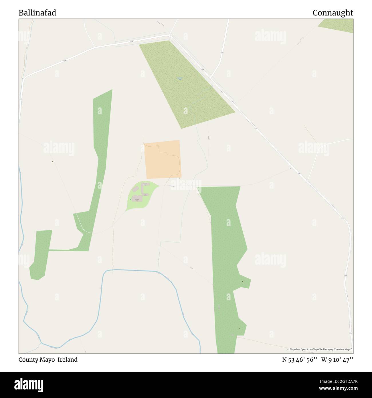 Ballinafad, County Mayo, Ireland, Connaught, N 53 46' 56'', W 9 10' 47 ...