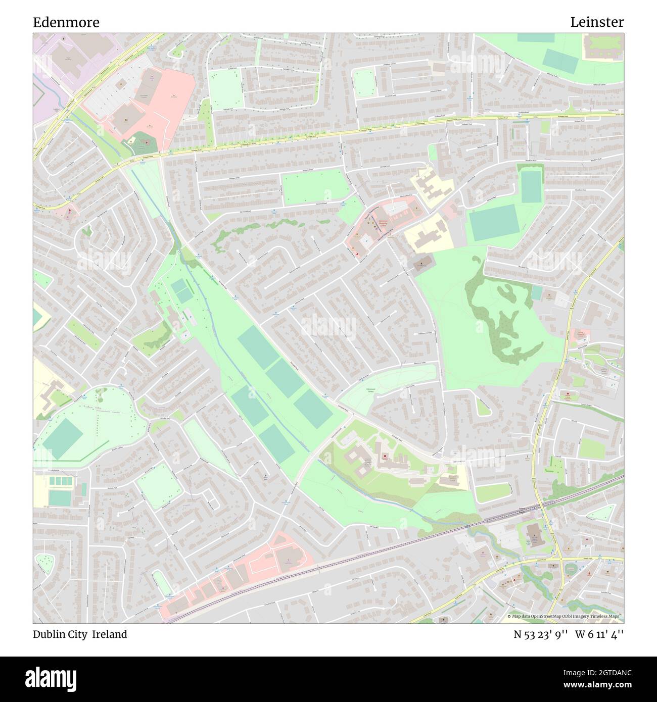 Edenmore, Dublin City, Ireland, Leinster, N 53 23' 9'', W 6 11' 4 ...