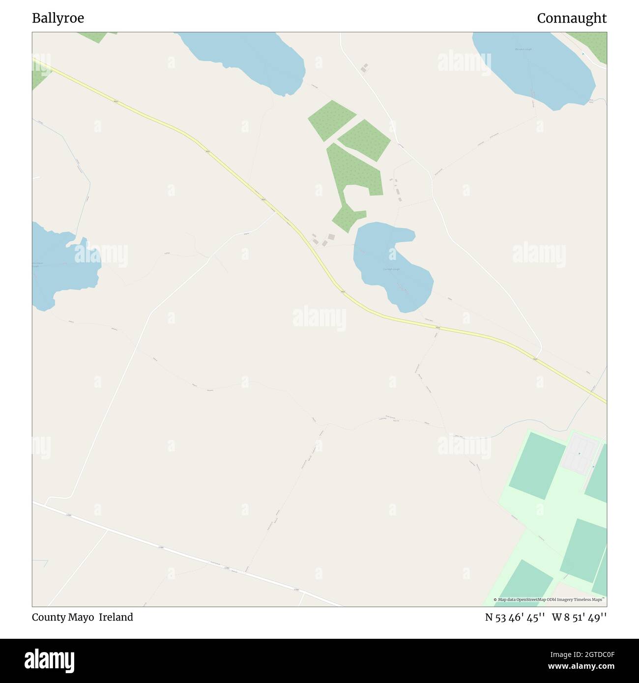 Ballyroe County Mayo Ireland Connaught N 53 46 45 W 8 51 49