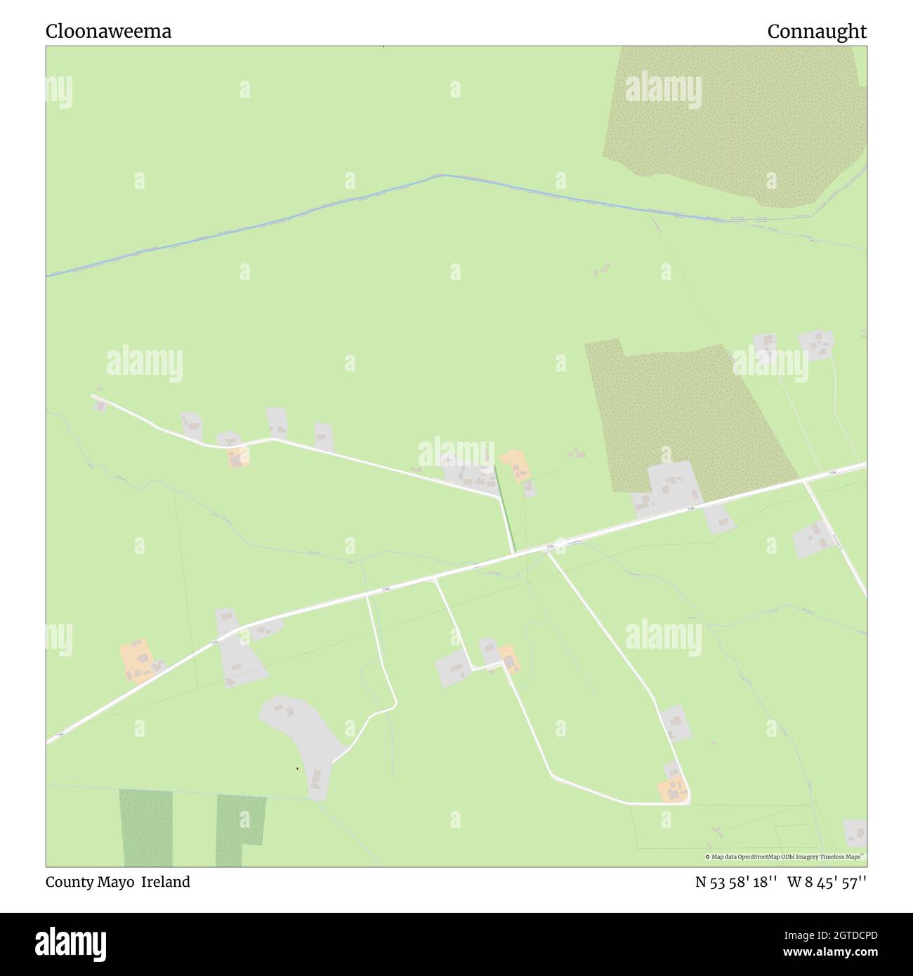 Cloonaweema, County Mayo, Ireland, Connaught, N 53 58' 18'', W 8 45' 57 ...