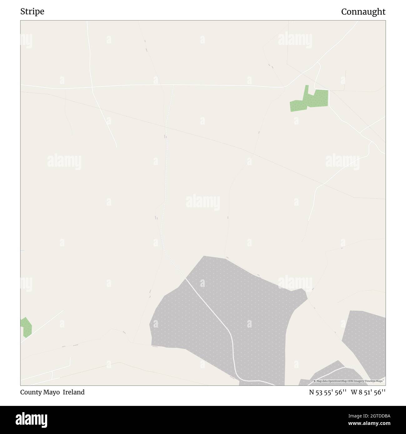 Stripe, County Mayo, Ireland, Connaught, N 53 55' 56'', W 8 51' 56 ...